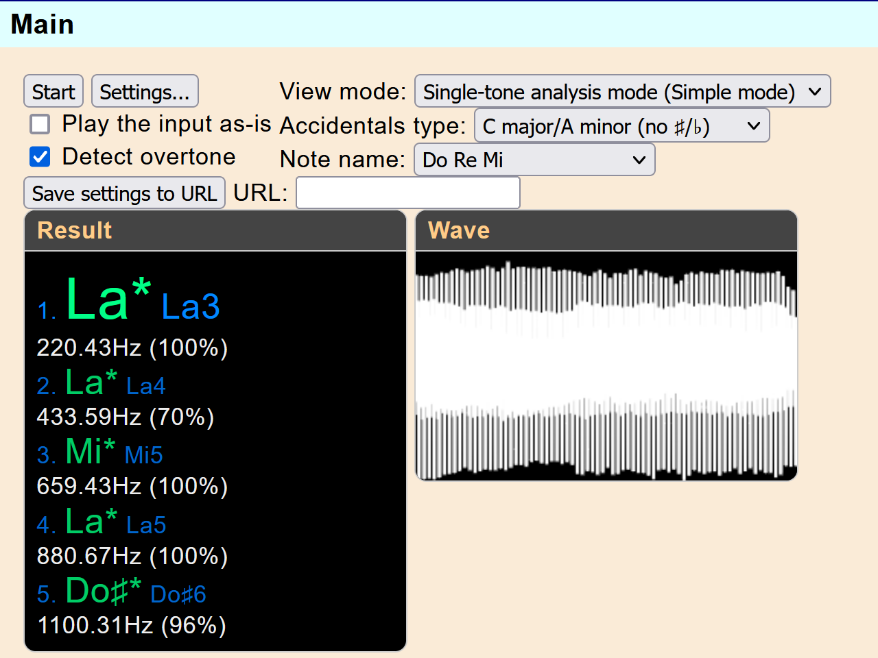 Easy Sound Analyzer: Simple pitch analysis app